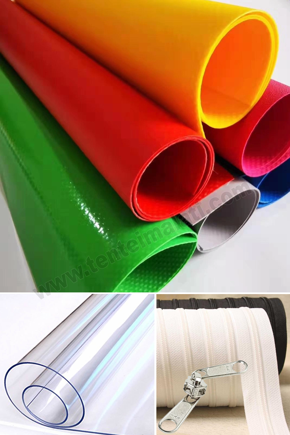 1.2 x 8 Metre Fermuarlı Şeffaf Branda – Fermuarlı Şeffaf Kamelya ...